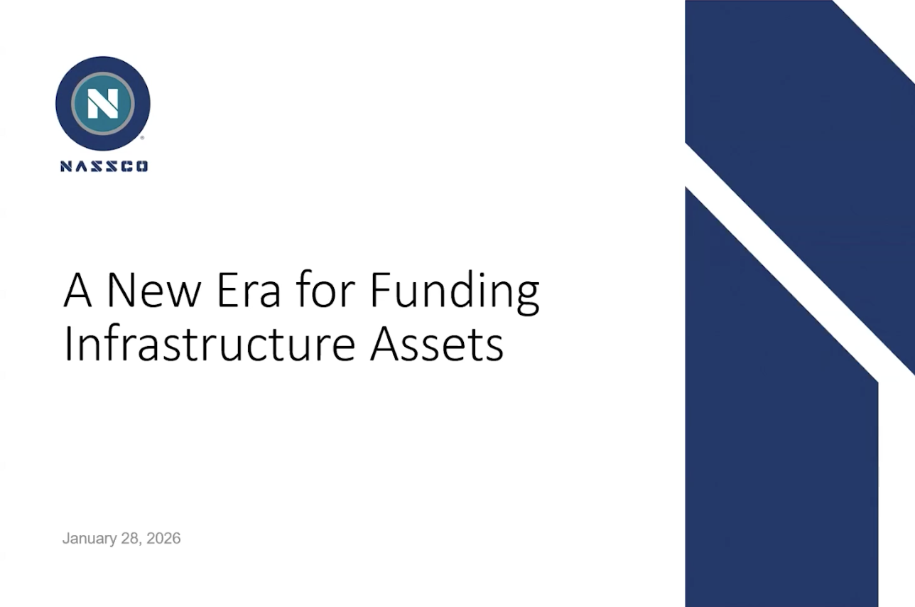 A New Era in Funding: NASSCO Webinar - NASSCO